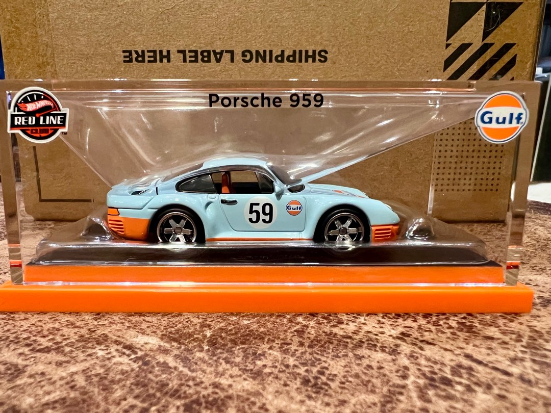 Hot Wheels RLC Limited Edition Porsche 959 Gulf, 興趣及遊戲, 收藏品及紀念品, 明星周邊 - Carousell
