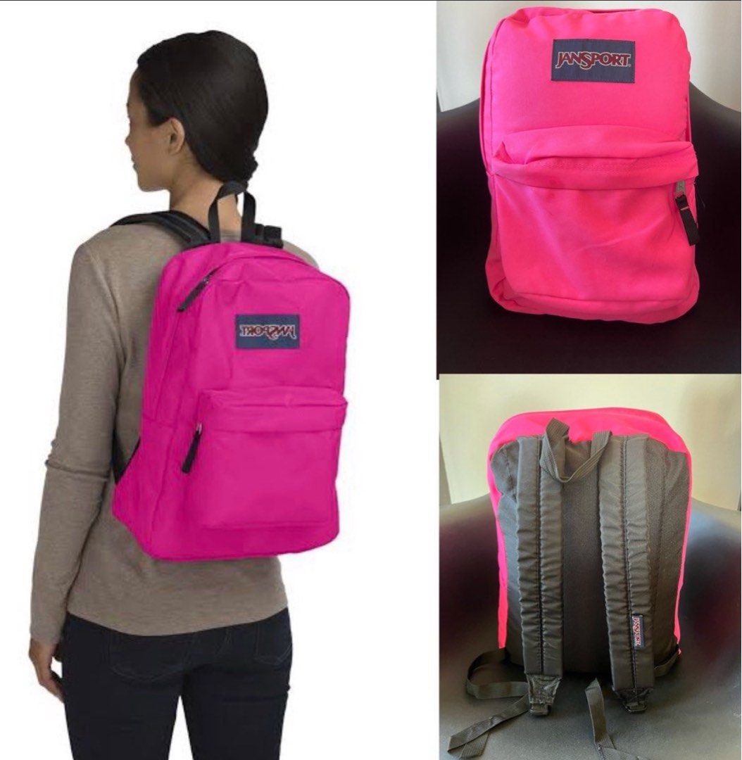 Jansport Hot Pink Backpack, Men's Fashion, Bags, Backpacks on Carousell