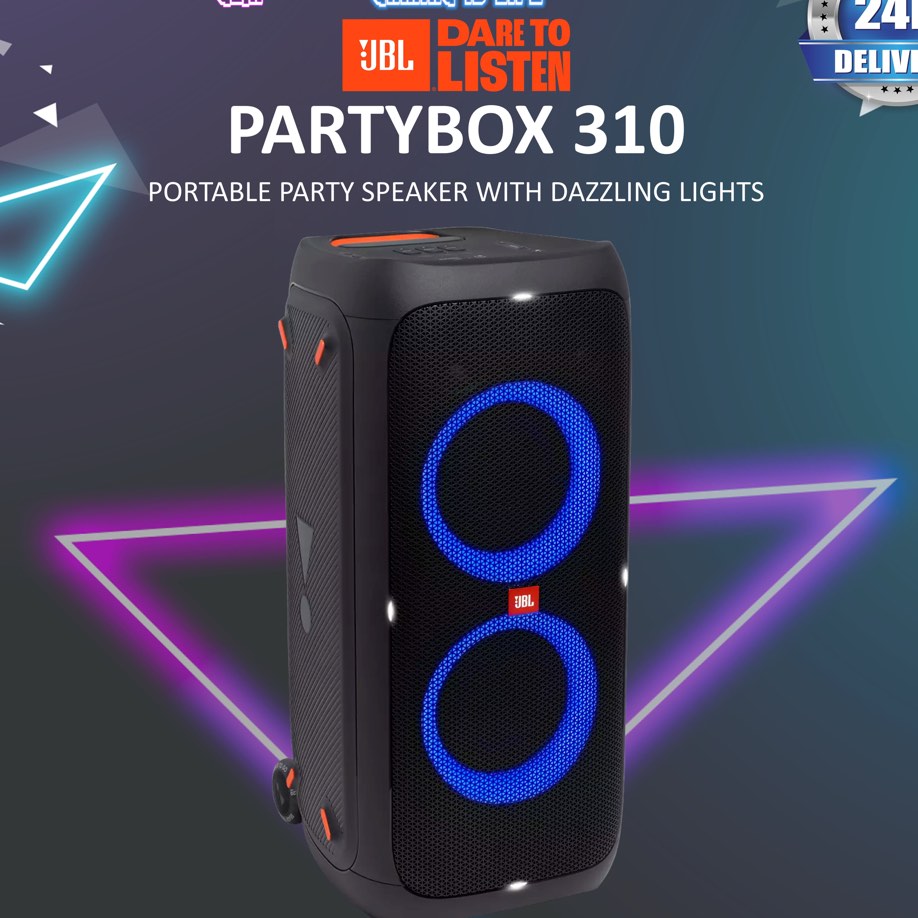 JBL Party Box 310｜Portable ｜Blurtooth ｜RGB Led ｜Party Box Speaker ...
