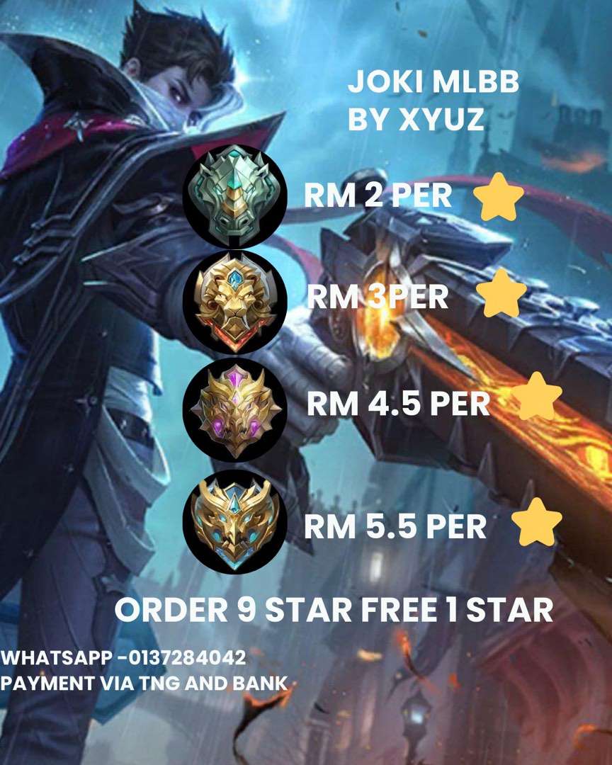 Joki mlbb, Video Gaming, Video Games, Others on Carousell