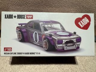 Mini GT Mazda RX-7 RE-Amemiya (#1020) Chrome Blue + Kaidohouse Nissan ...