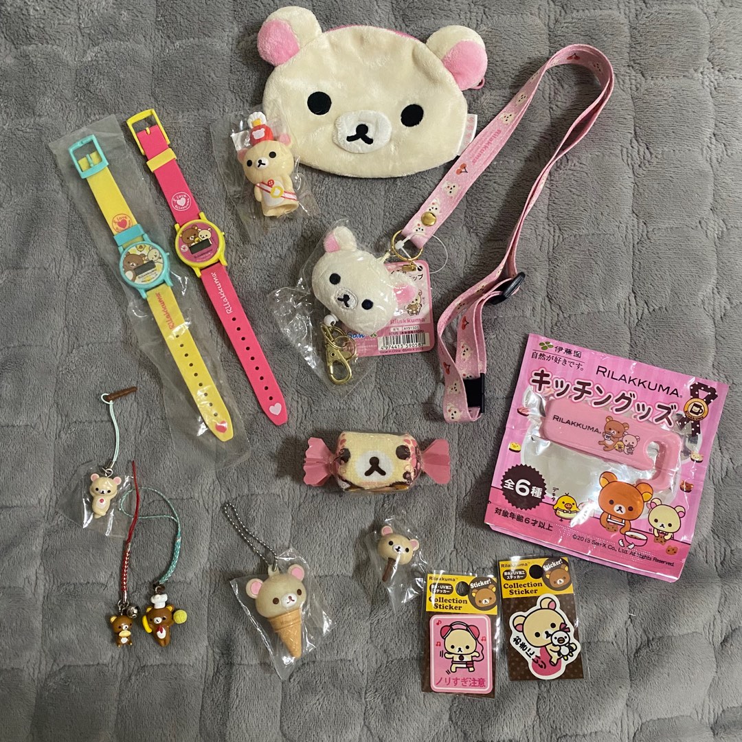 Korilakkuma & Rilakkuma Trinkets / Random Merch, Hobbies & Toys, Toys & Games on Carousell