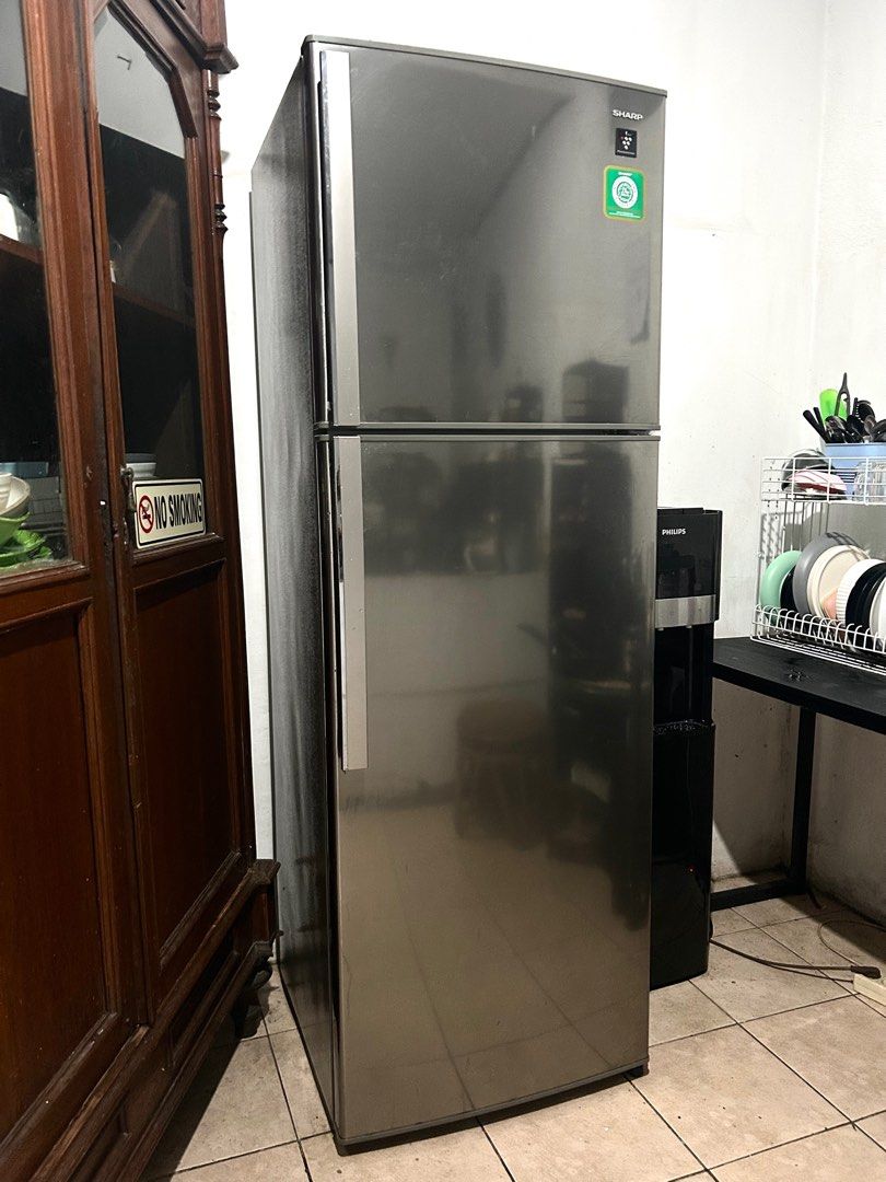 Kulkas SHARP SJ 450 GPSD Lemari Es 2 Pintu, Kitchen & Appliances di ...