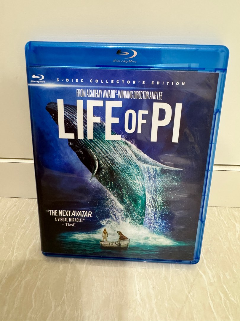 Life of Pi Blu Ray Disc (DVD, 2D & 3D), Hobbies & Toys, Music & Media ...