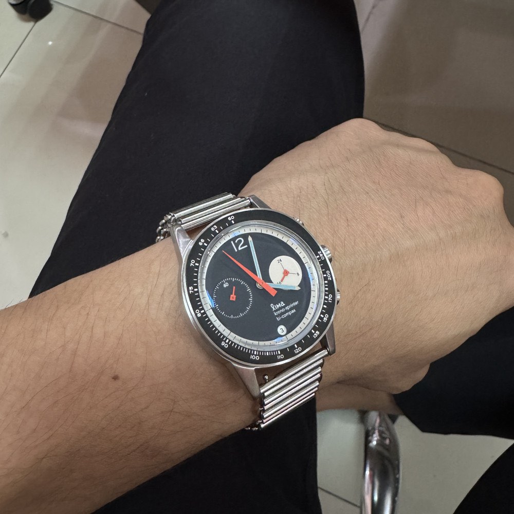 Lima Watch Kronosprinter Newman - Black Dial, Fesyen Pria, Jam Tangan ...