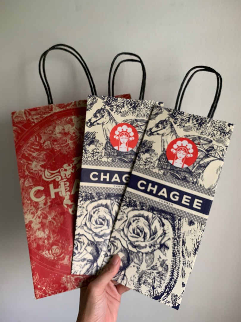 Limited Edition Chagee Original Paper Bag, Hobbies & Toys, Memorabilia ...
