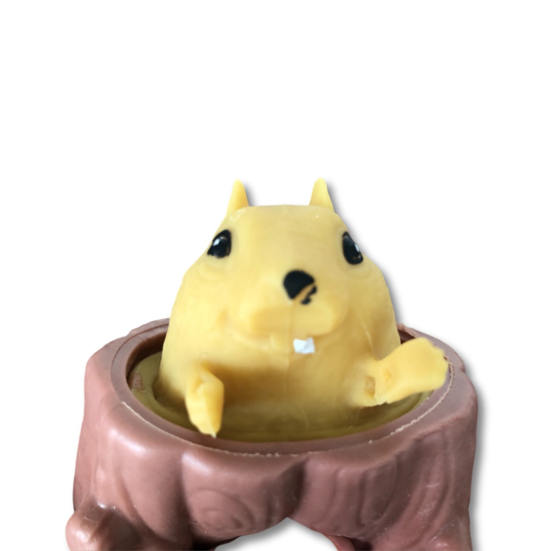 Mainan Anak Squishy Jumbo Lucu Viral, Squishy Pop Up Tupai Kuning ...