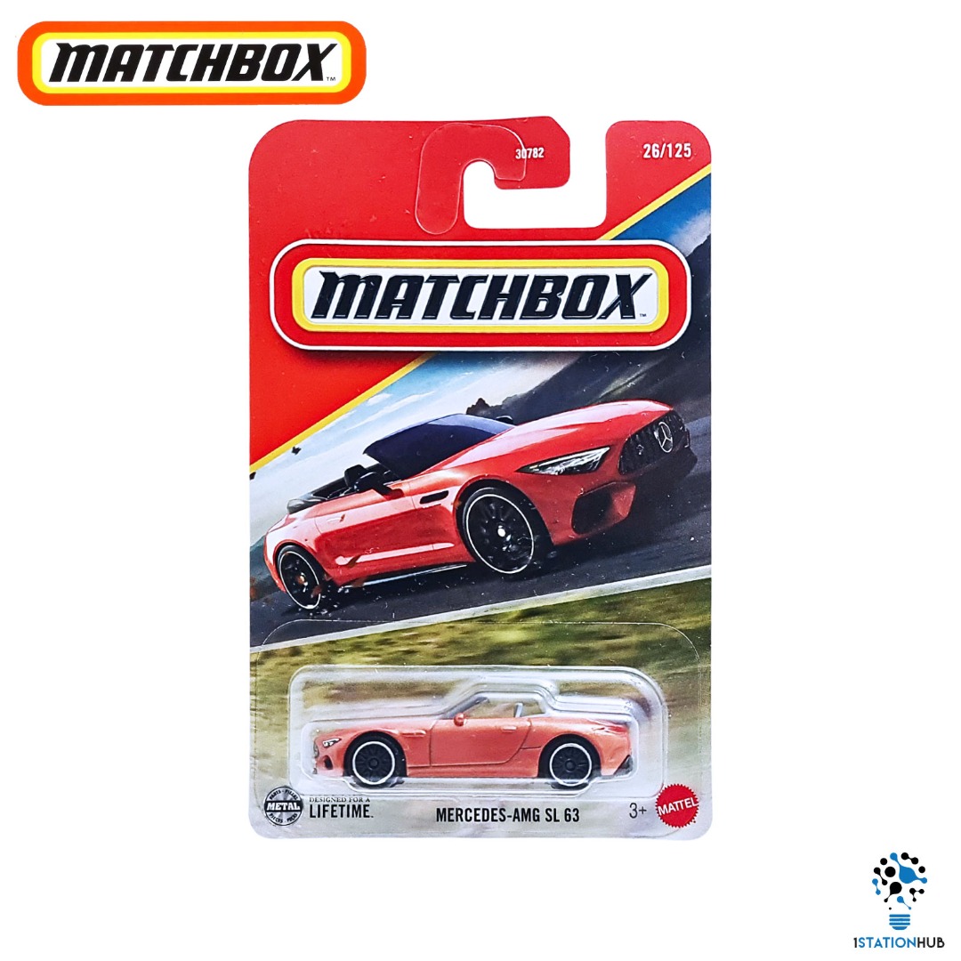 Matchbox Mercedes-AMG SL 63 Car | MBX Mattel Cars Collector Kids Toys ...