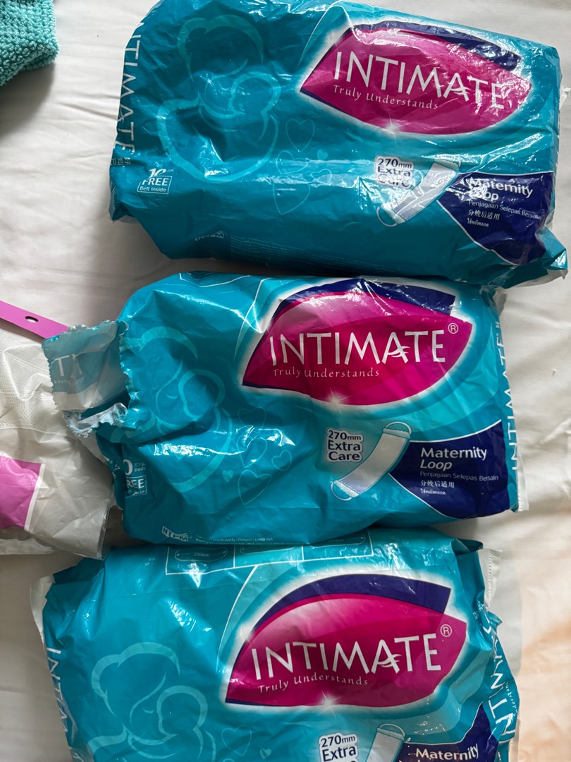 Maternity loop sanitary pads and mesh panties, Babies & Kids, Maternity ...