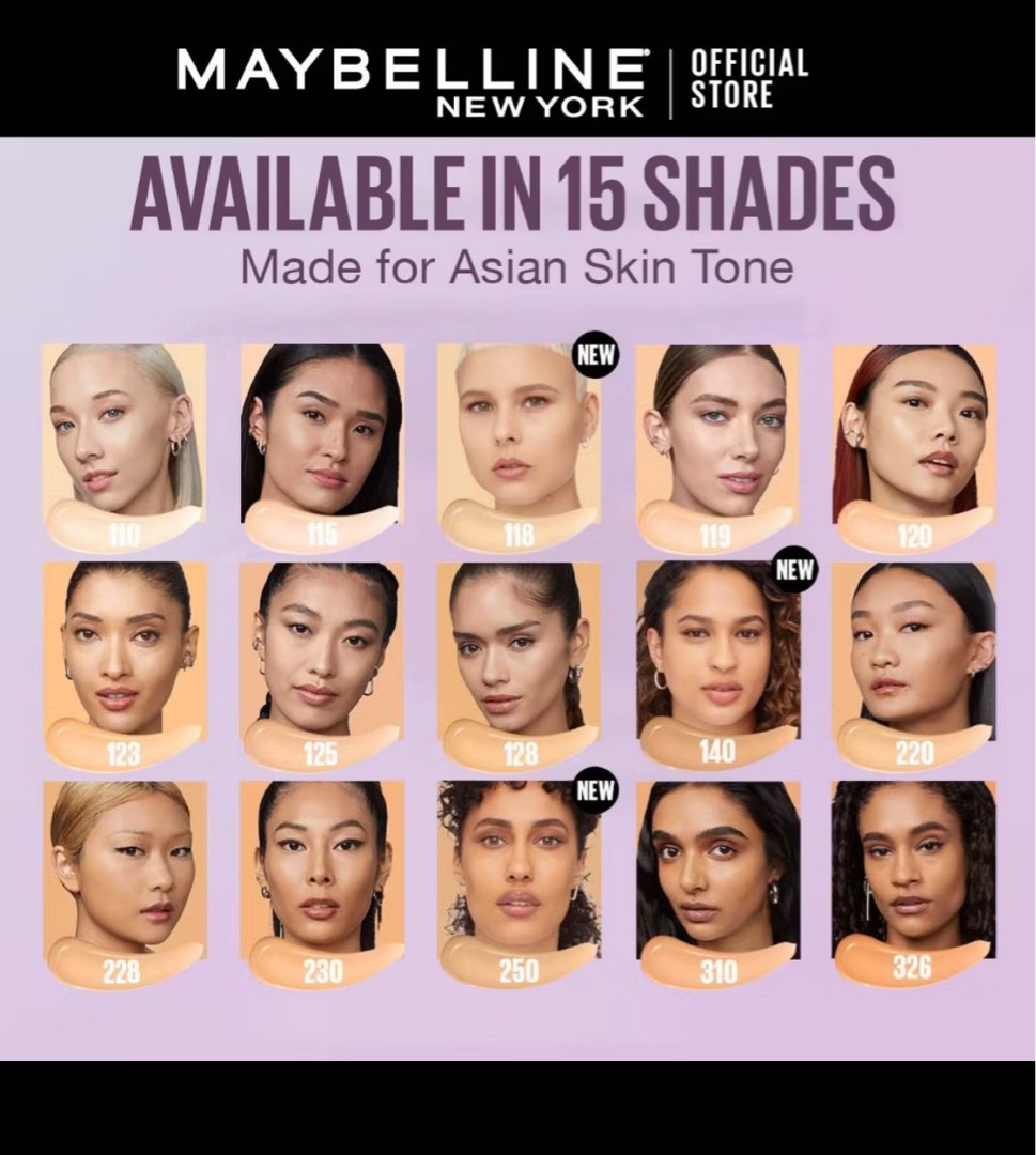 Maybelline SuperStay Lumi Matte Foundation 35ML (Longwear, Lightweight ...