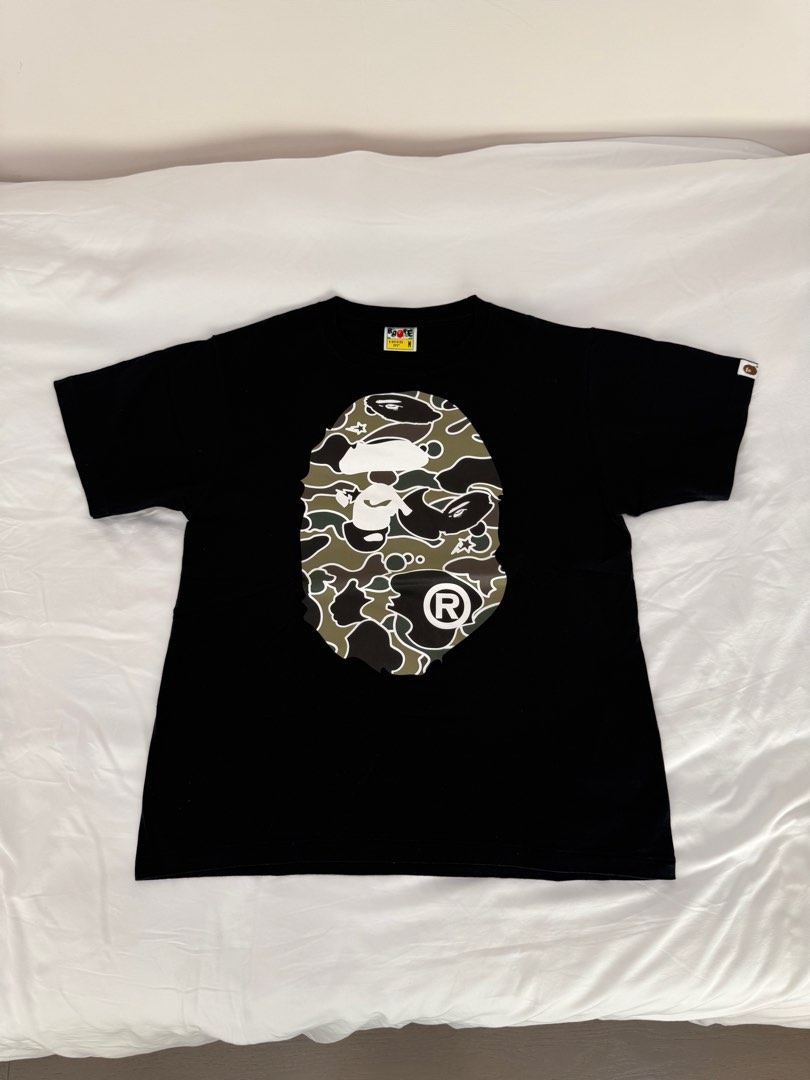 Mens Bathing Ape black shirt M, Men's Fashion, Tops & Sets, Tshirts ...
