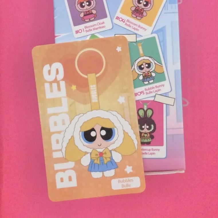 Miniso Powerpuff Girls Blindbox Bubbles Bunny Surprise Box Plush Toy ...