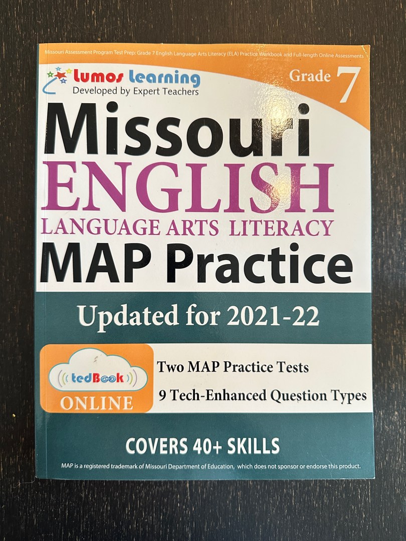 Missouri English Language Arts Literacy MAP Practice- Grade 7, 興趣及遊戲 ...