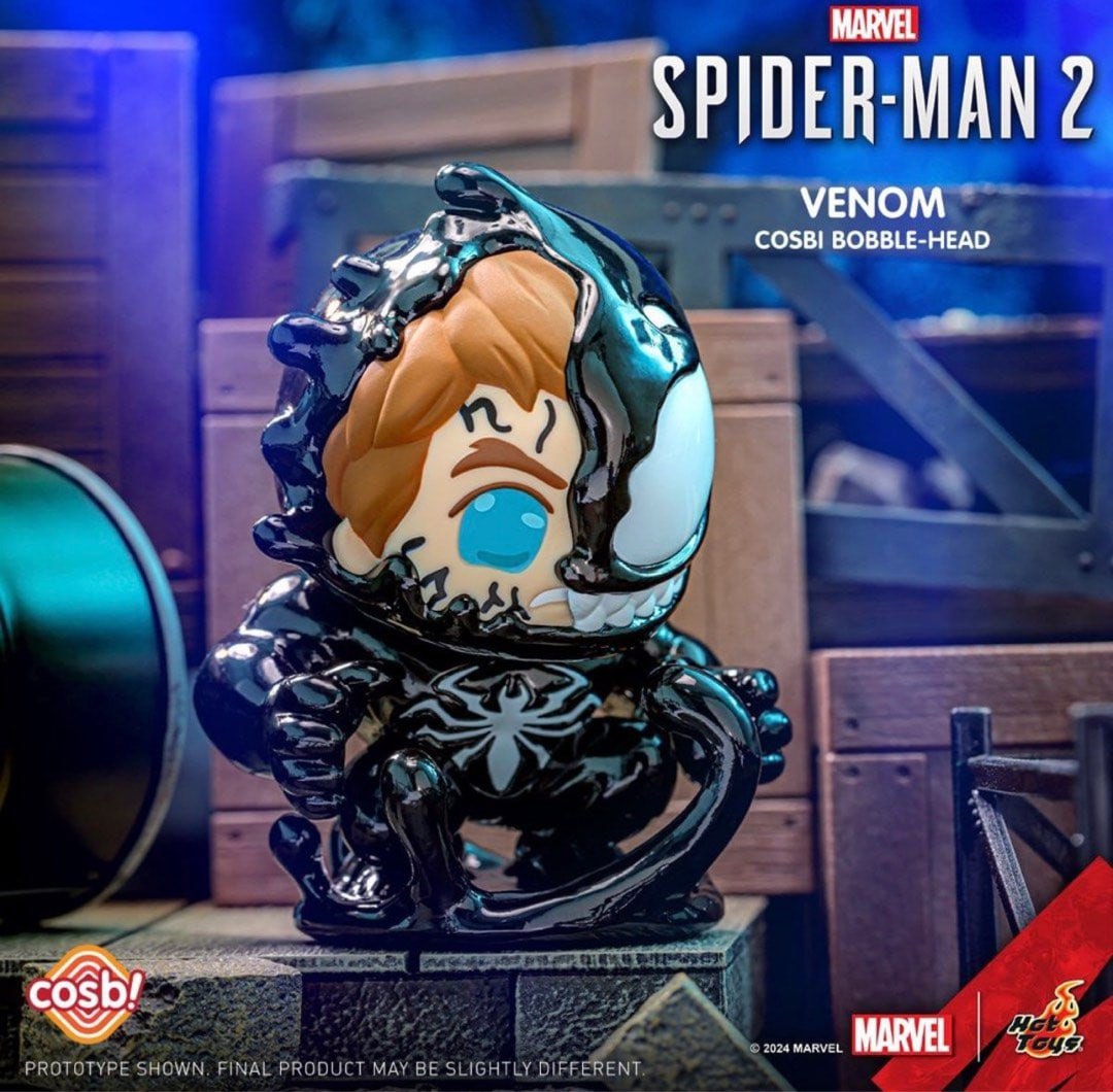 New Cosbi Venom - Spider-Man 2 Across the Spider-Verse Bobble-Head ...