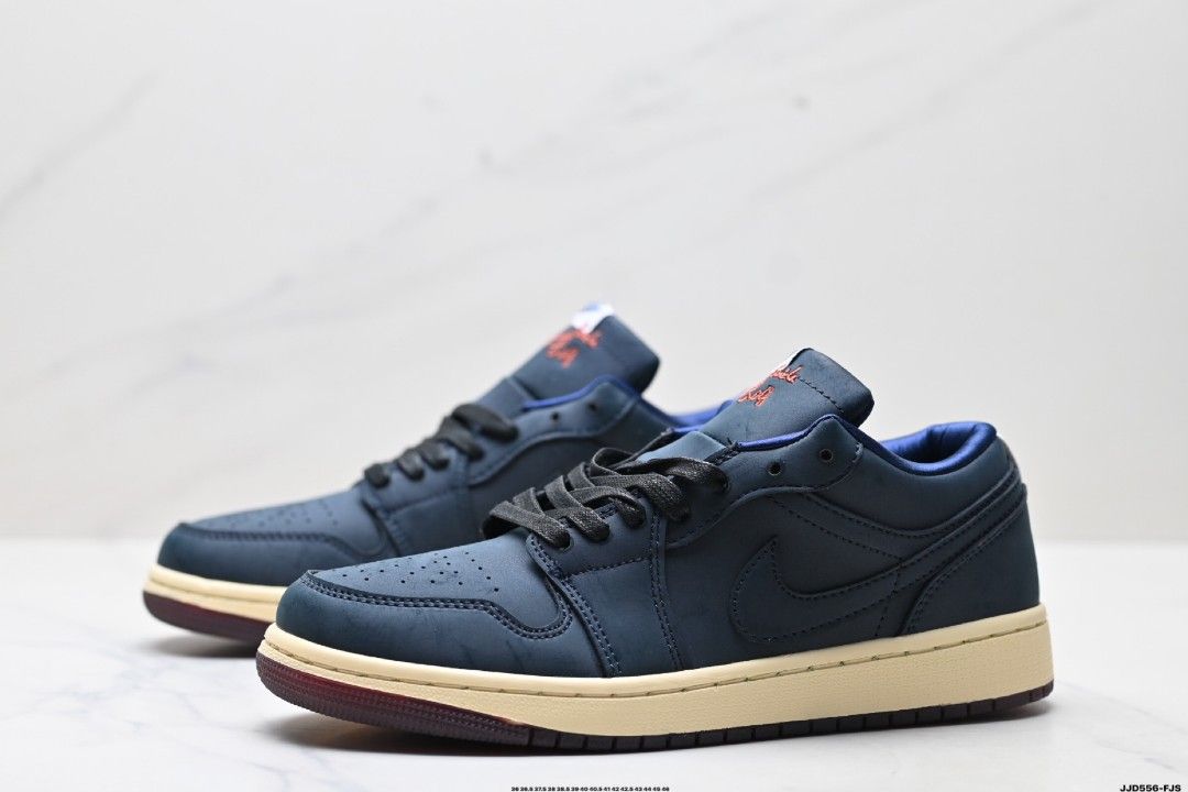 Nike Air Jordan 1 Low Navy shoes, Men's Fashion, Footwear, Sneakers on ...