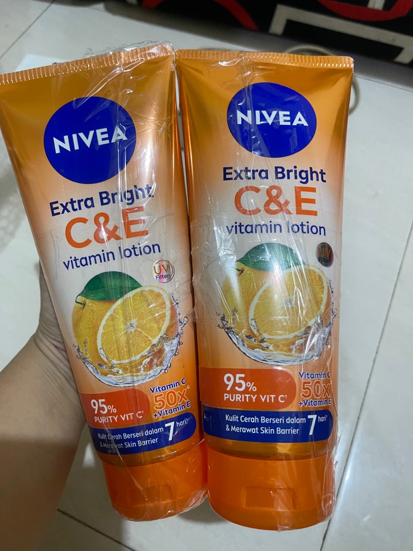 NIVEA Body Lotion Extra Bright C&E Vitamin Lotion 320ml - Handbody SPF serum UV Filter Thailand ...