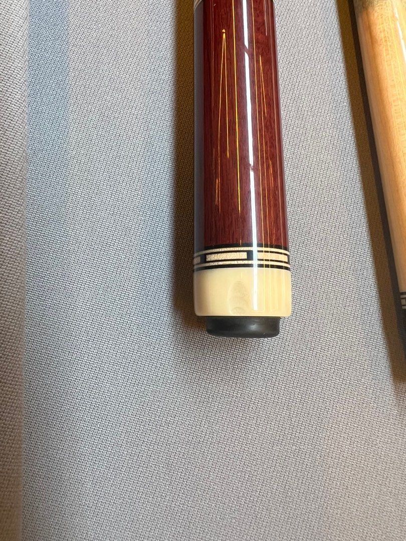 Orson Custom Purpleheart Merry Widow Billiard Pool Cue Radial Shaft ...