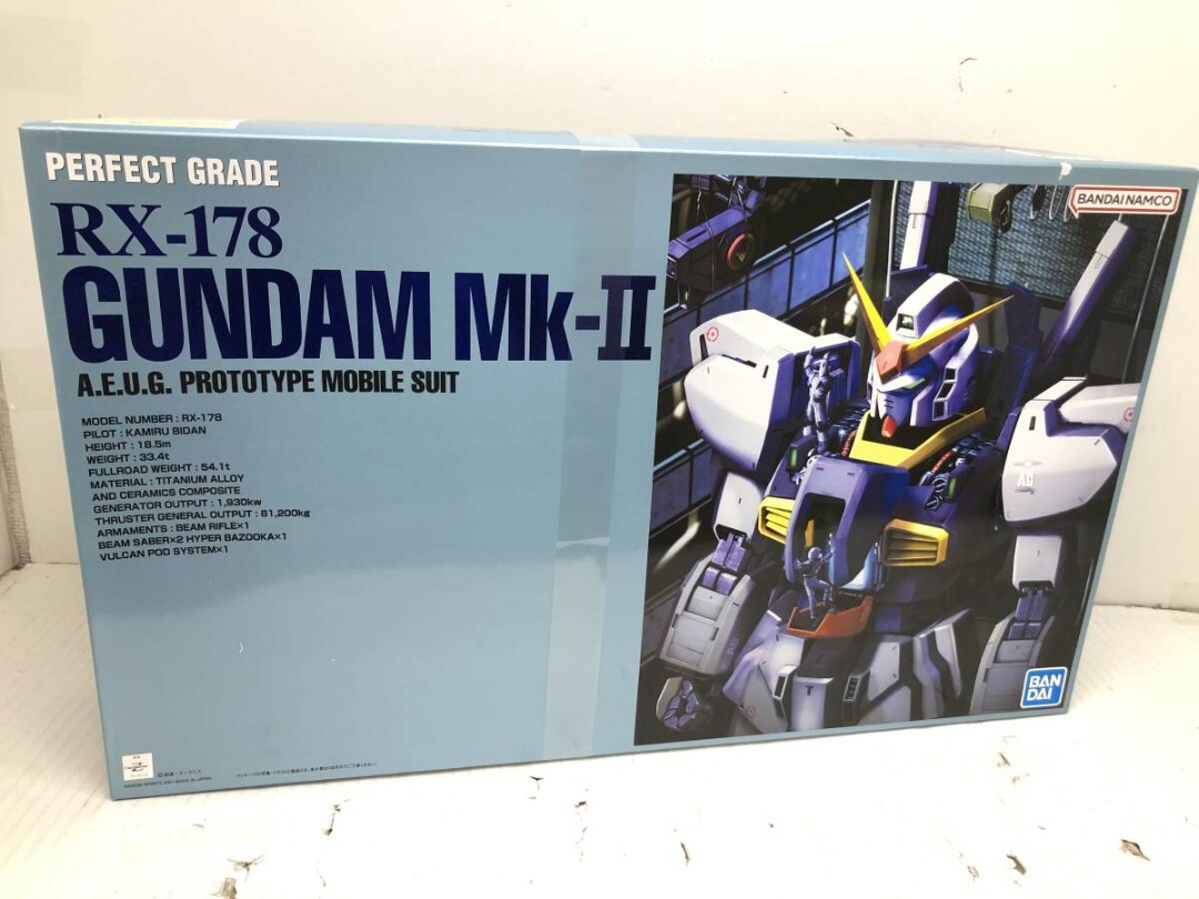 PG RX-178 Gundam Mk-II AEUG Color 1/60 Scale Perfect Grade Mobile Suit ...