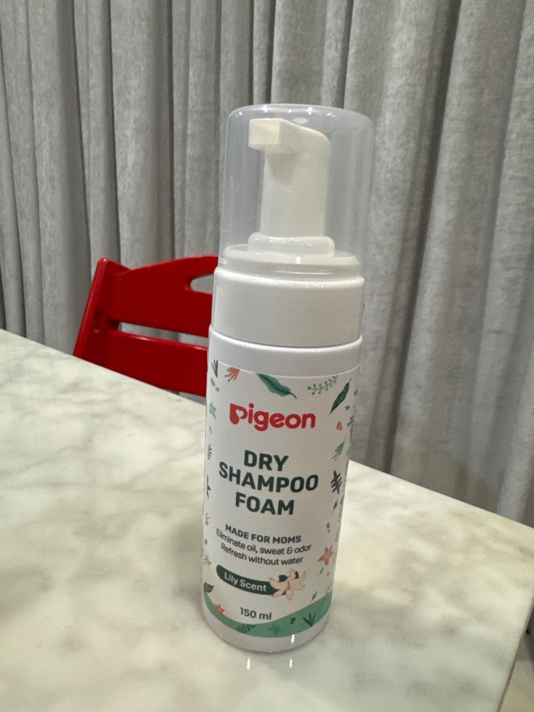 Pigeon Dry Shampoo Foam, Beauty & Personal Care, Hair on Carousell
