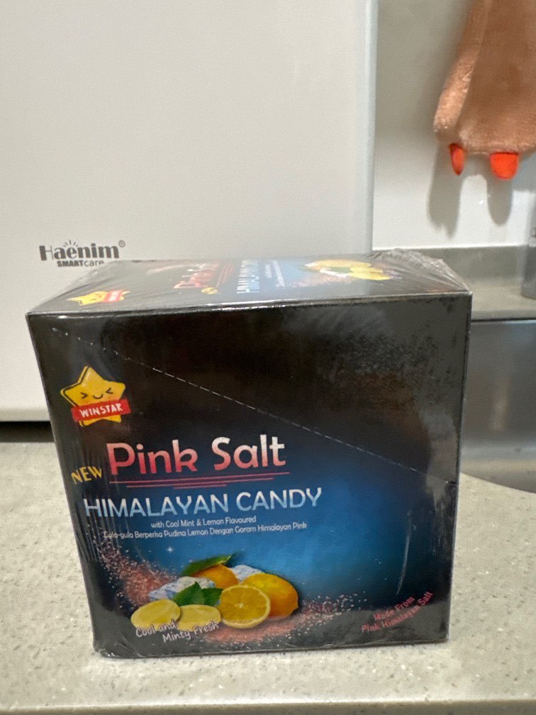 Pink Salt Himalayan Candy, Food & Drinks, Other Food & Drinks on Carousell