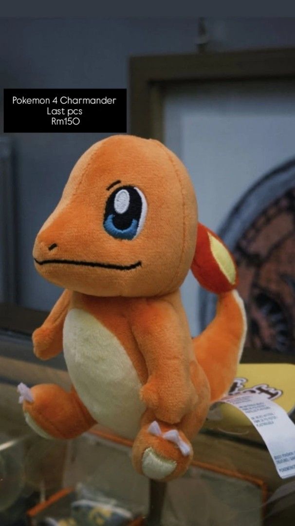 Pokemon Charmander plushie, Hobbies & Toys, Toys & Games on Carousell