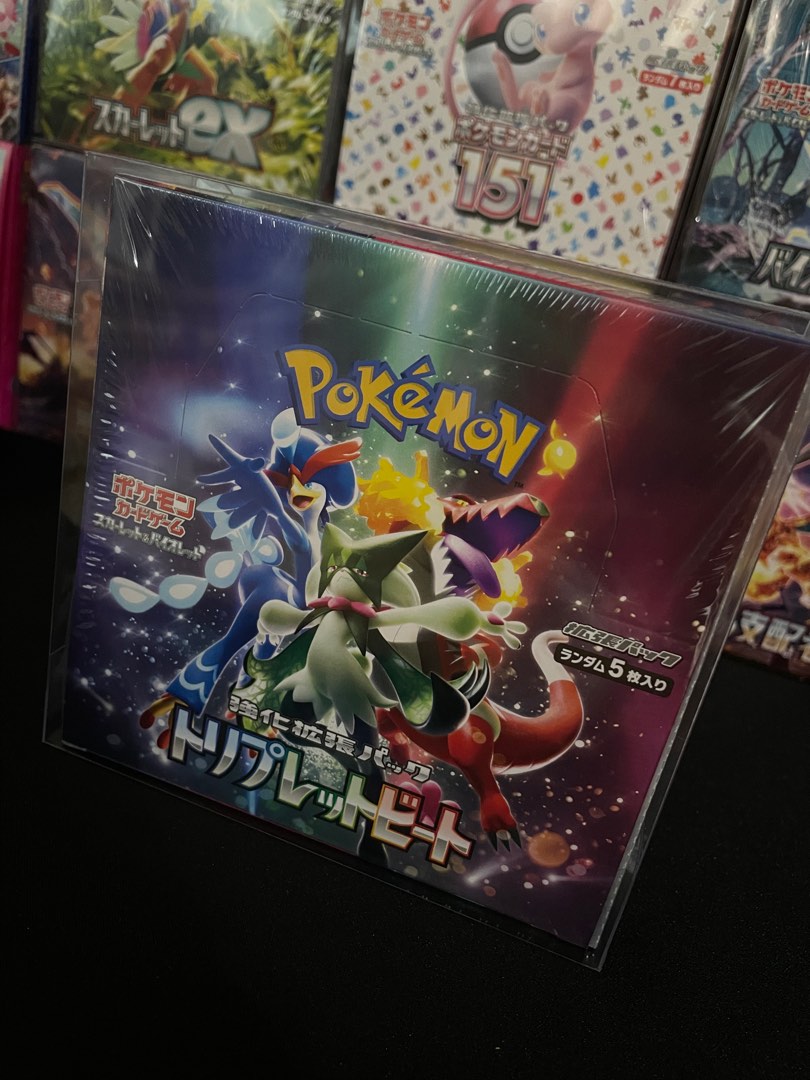Pokemon TCG: Scarlet & Violet Triple Beat Booster Box SV1a (Japanese) Factory Sealed, Shrinked ...