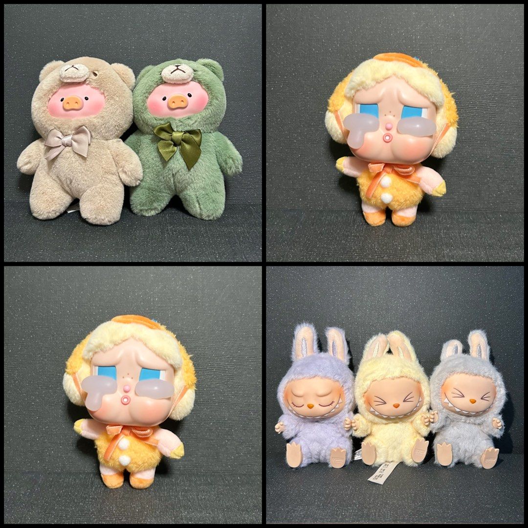 Popmart The Monsters Have A Seat Series | Cute Labubu Plush Pendant ...