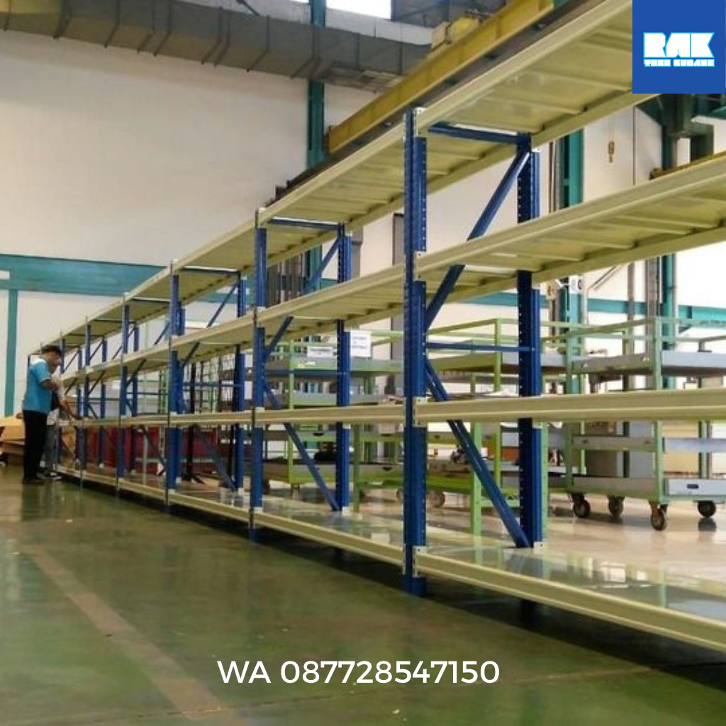 Rak Gudang Panjang 2 Meter Kapasitas Beban 500kg/Level Cocok Untuk Rak ...