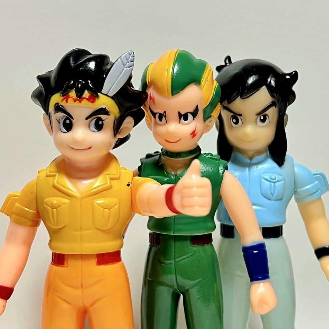RARE RARE RARE FIGURE DASH YONKURO, YONKURO HINOMARU, SHINKURO MINAMI ...