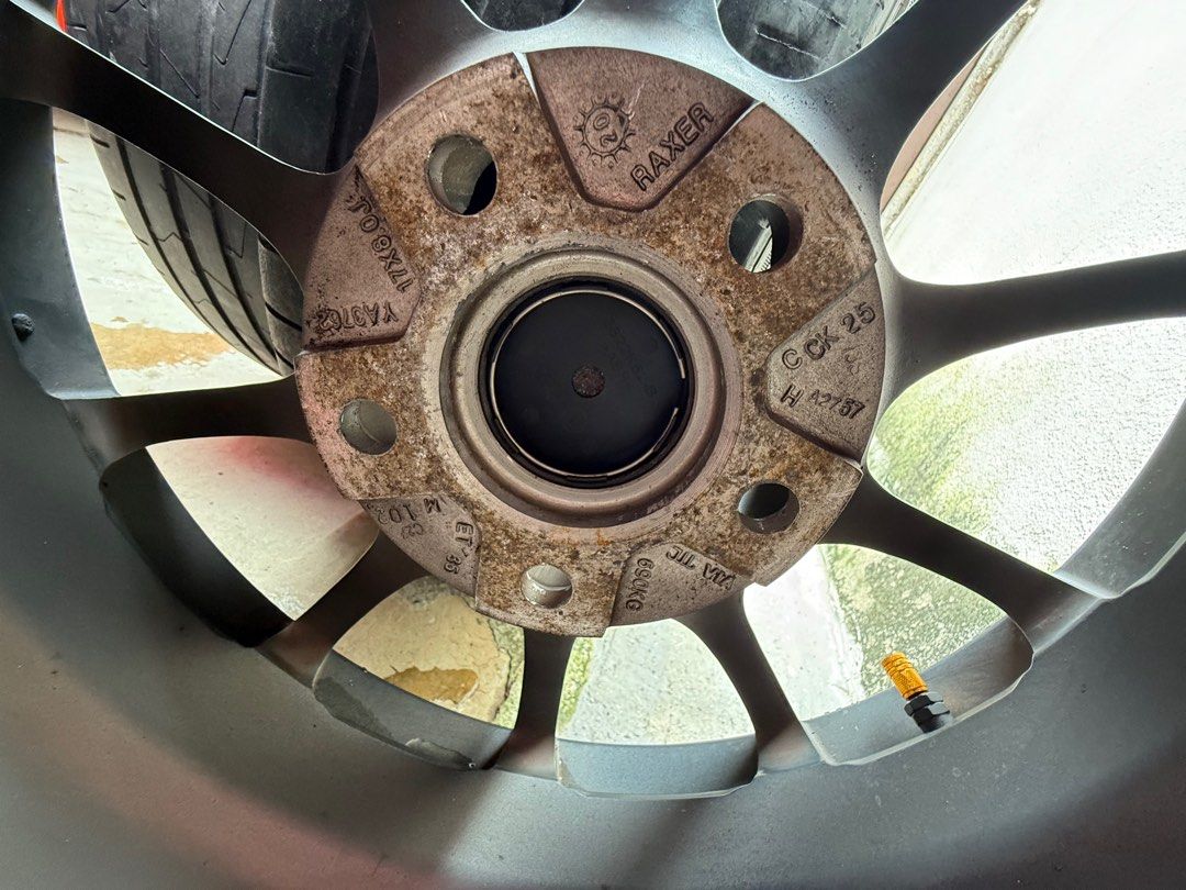 Raxer RP10X 17inc(Rim + tyre) Hankook Ventus Prime 3 (225/45/17), Auto ...