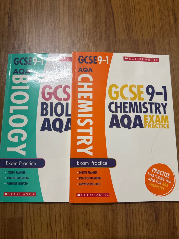 Scholastic GCSE AQA Biology /Chemistry 9-1 Exam Practice, Hobbies ...