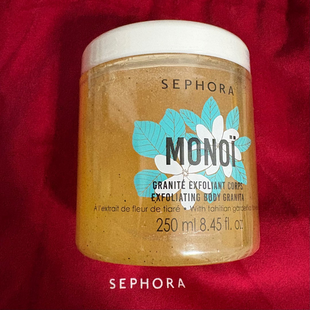 Sephora collection Monoi exfoliating body granita bath scrub 250ml ...
