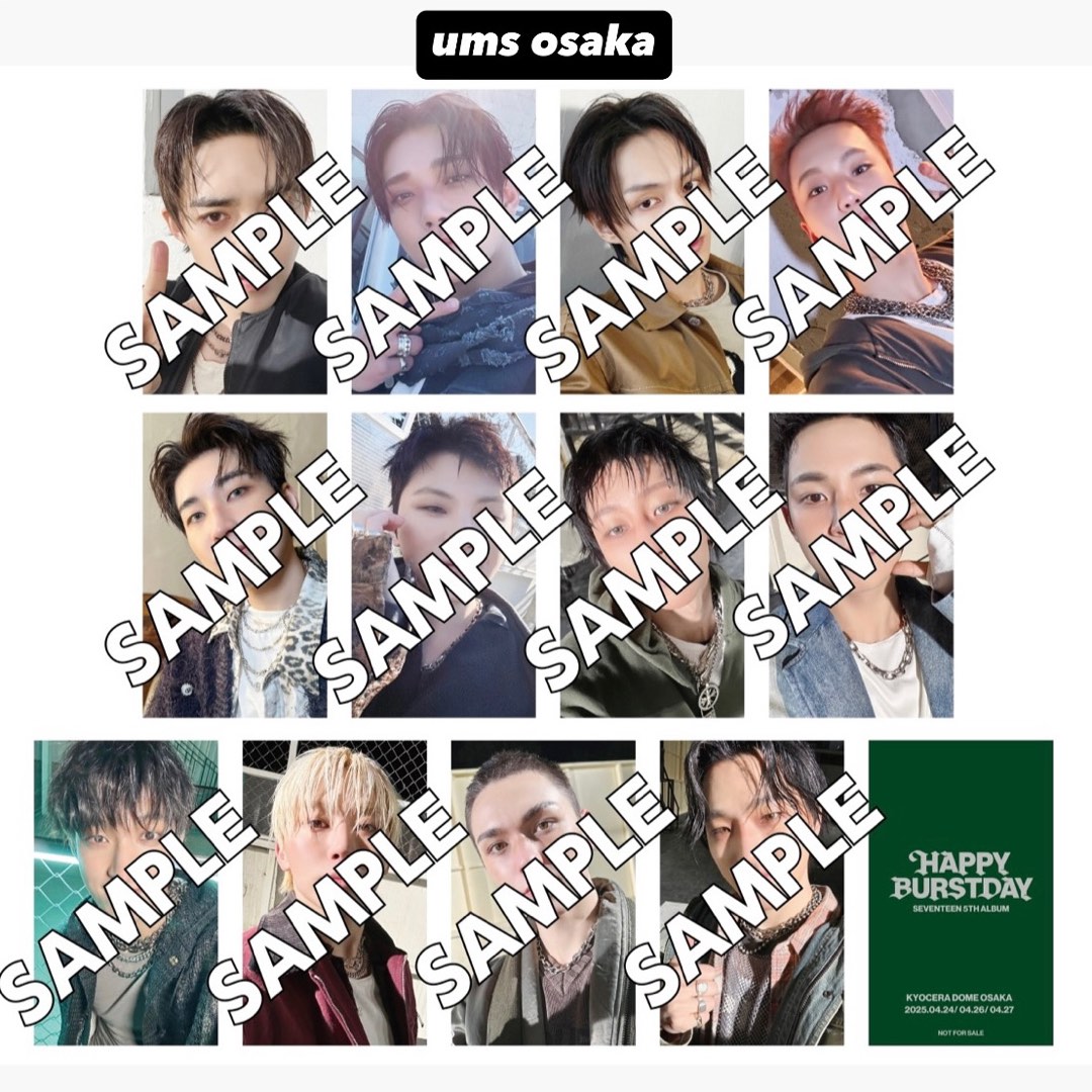 [sharing] seventeen svt happy burstday ums osaka dome venue new escape ...