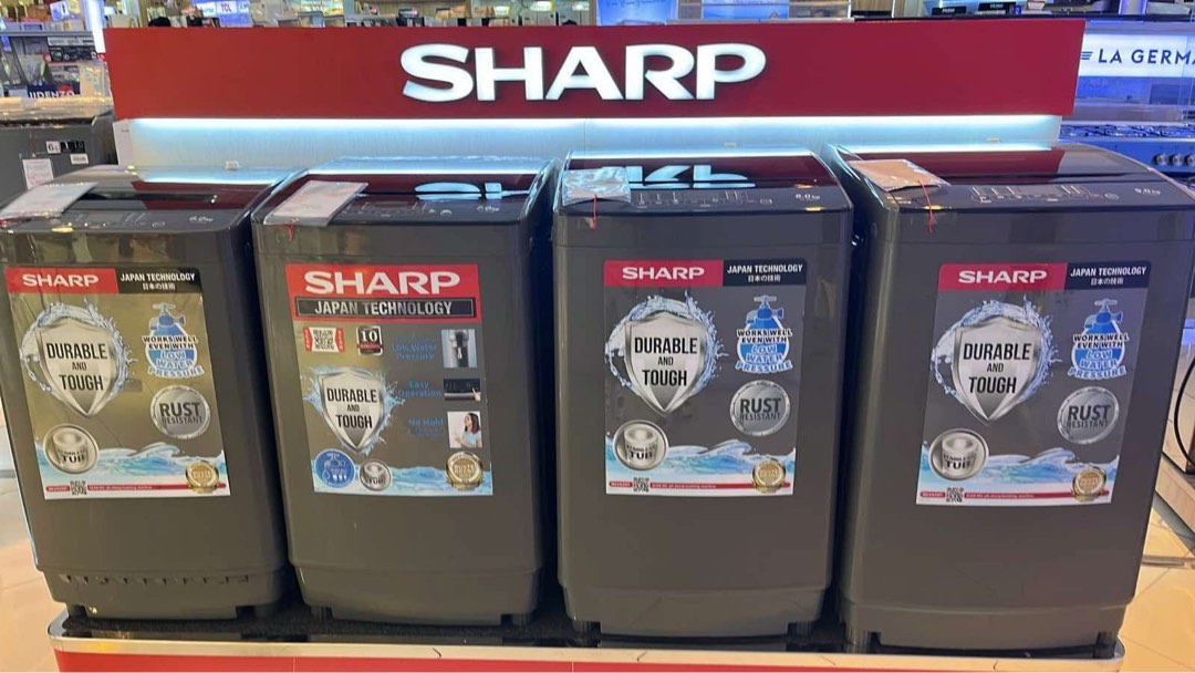 SHARP TOP LOAD WASHING MACHINE, TV & Home Appliances, Washing Machines ...