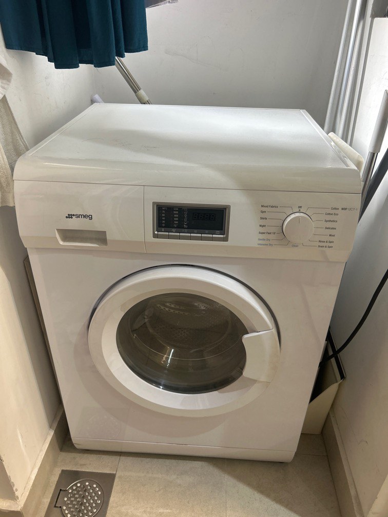 SMEG WDF12C7-1 washer dryer combo 2 in 1, TV & Home Appliances, Washing ...