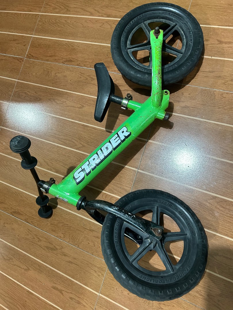 Strider Green Push Bike, Everything Else, Looking For on Carousell
