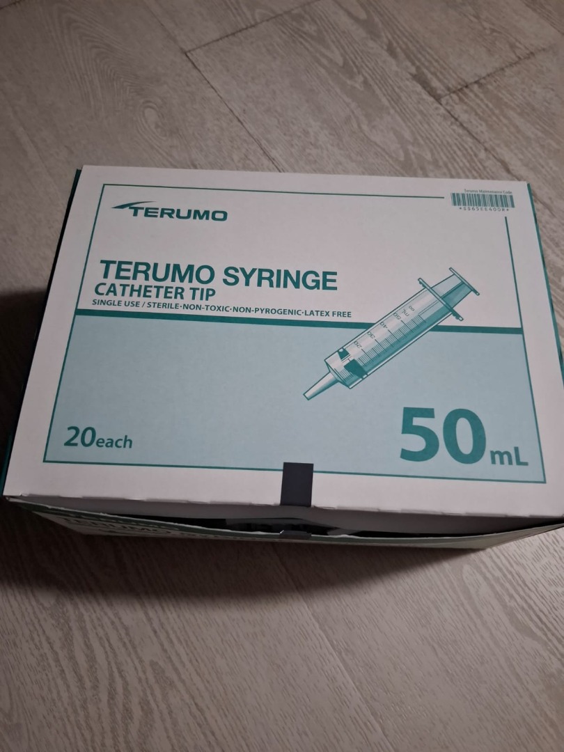 Terumo syringe 50ml catheter tip, Health & Nutrition, Medical Supplies & Tools on Carousell