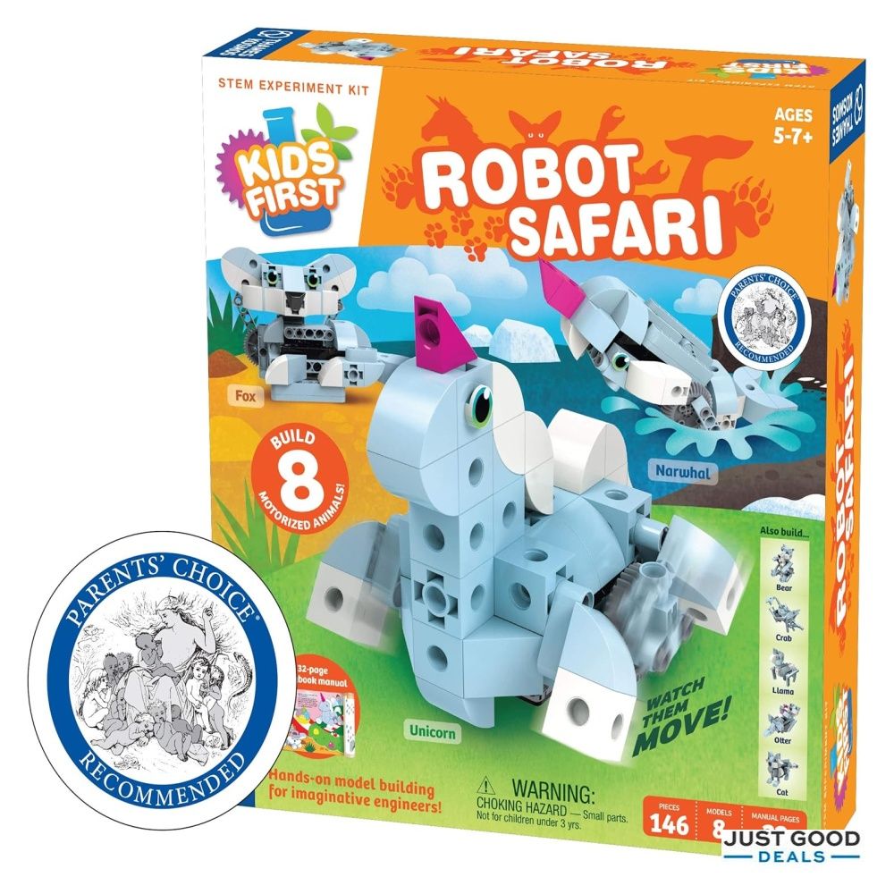Thames & Kosmos Kids First: Robot Safari - Introduction To Motorized ...