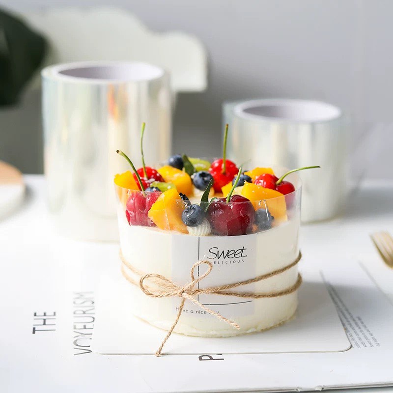 transparent cake protective film soft 8cm, Furniture & Home Living ...