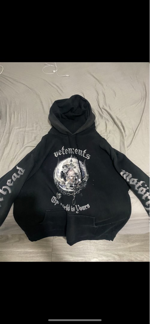 Vetements Motorhead Hoodie, Men's Fashion, Tops & Sets, Hoodies on ...