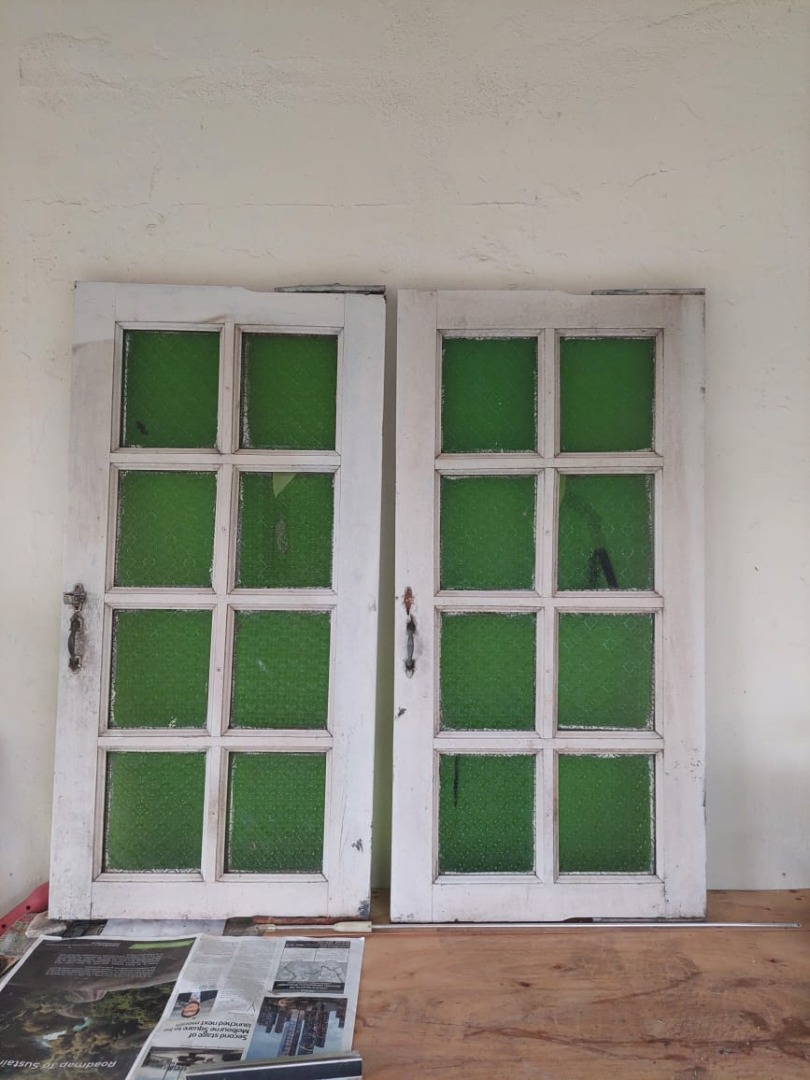 Vintage Window Panel Malaccan House, Furniture & Home Living, Home ...