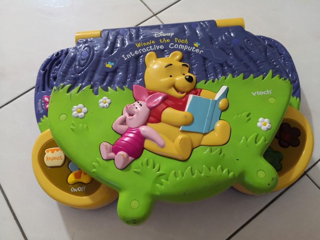 Vtech Winnie the Pooh Interactive computer laptop, Hobbies & Toys, Toys ...