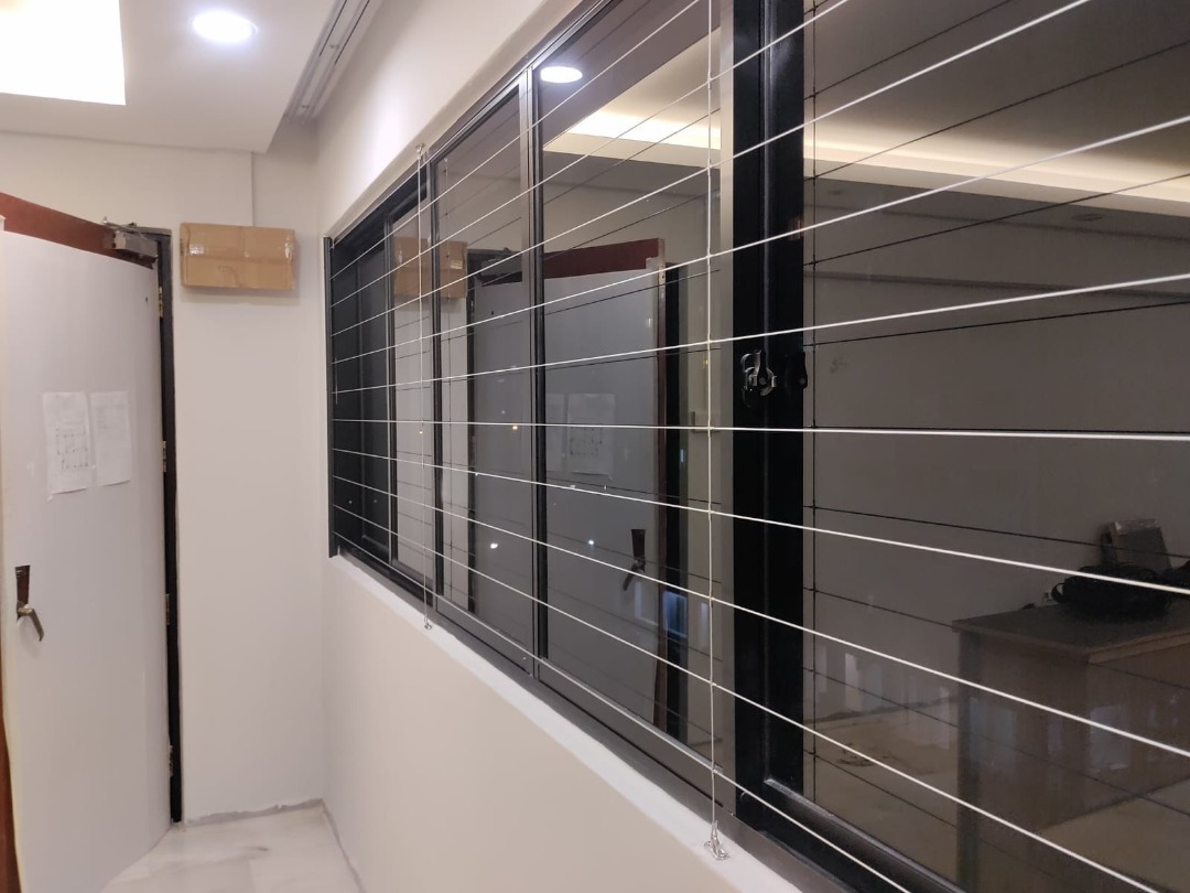 Window invisible grille, Home Services, Renovations, Aluminium Work on ...