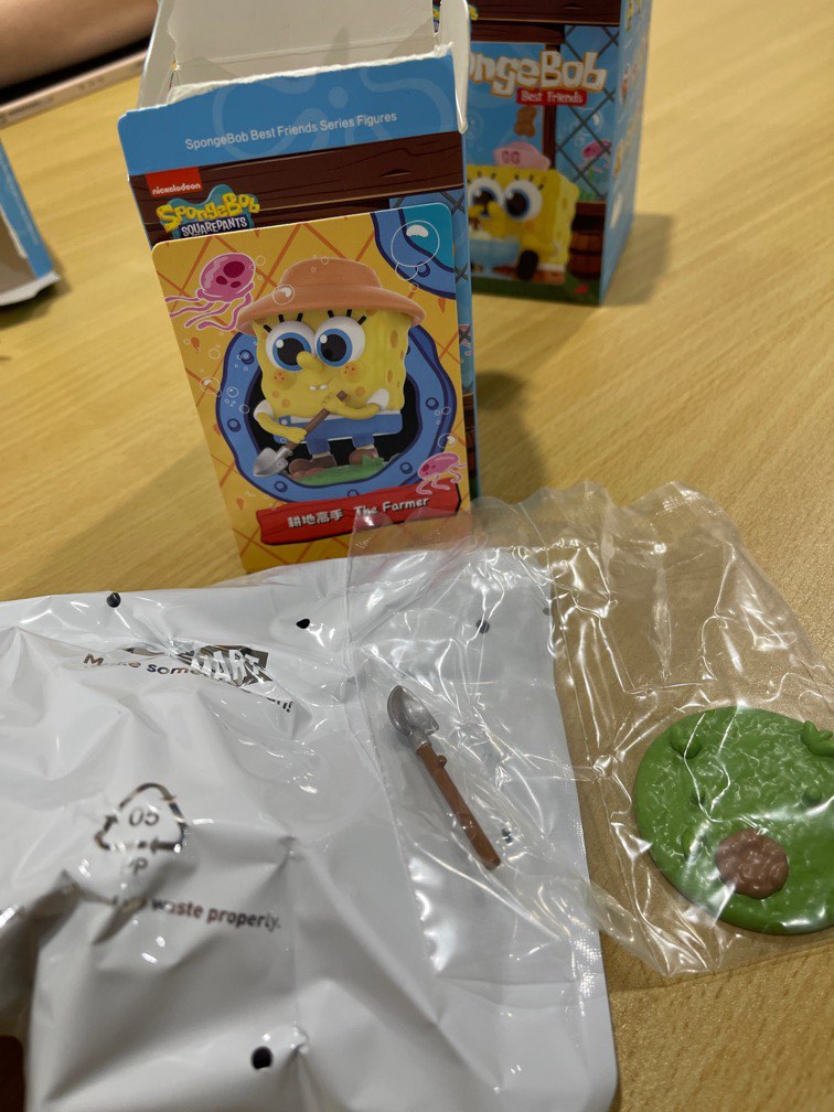 WTT spongebob best friends popmart - the farmer, Hobbies & Toys, Toys ...