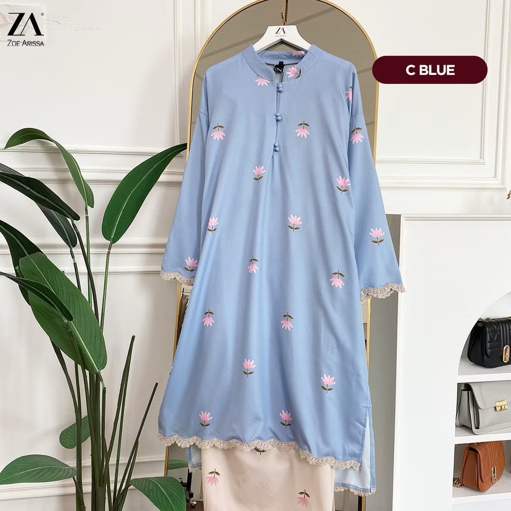 ZOE ARISSA Handini Kurung Raya 2025, Women's Fashion, Muslimah Fashion ...