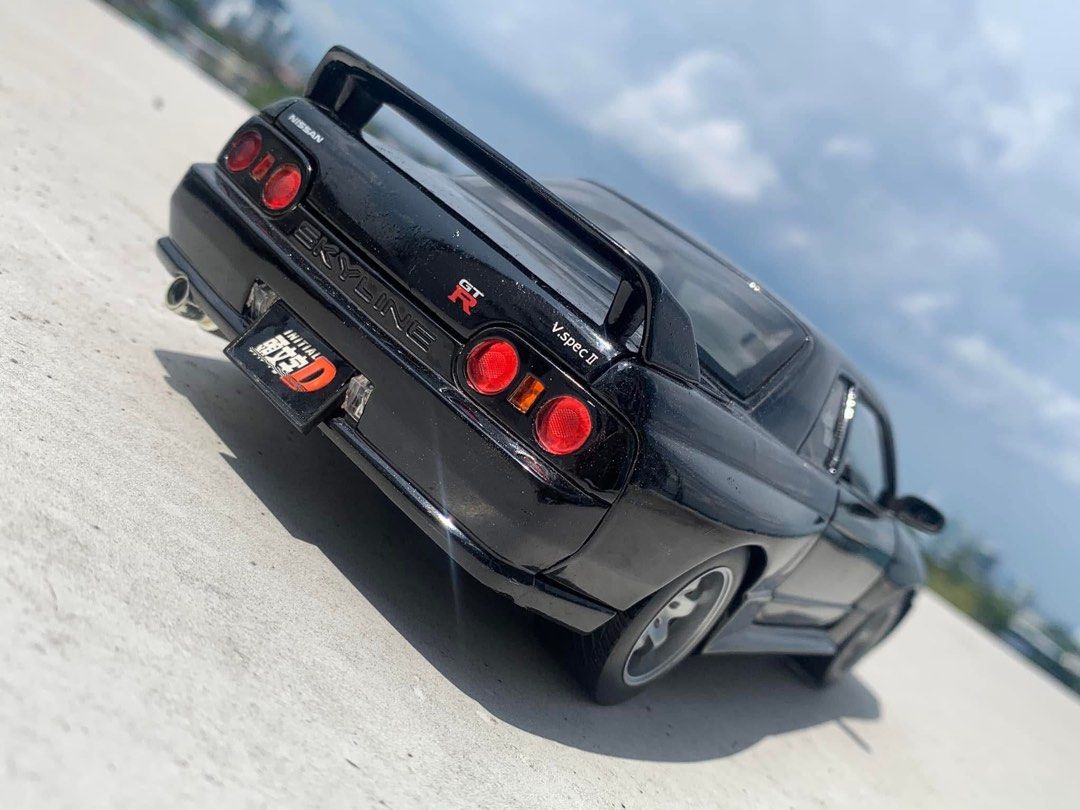 1/18 Jada Nissan Skyline GTR R32 V-Spec Initial D Night Kids, Hobbies ...