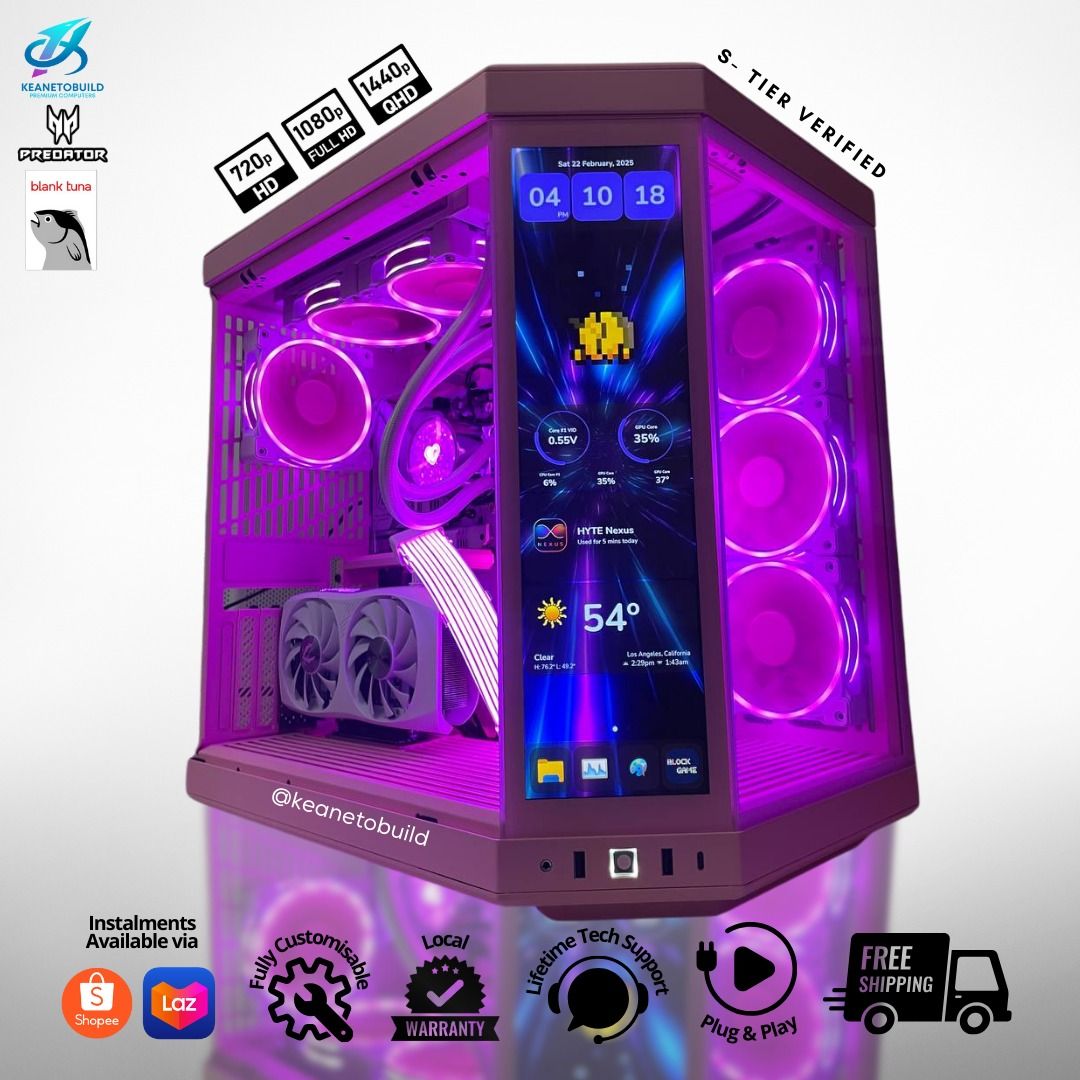 [2025: FREE DELIVERY] PREMIUM CUSTOM GAMNG PC DESKTOP AMD RYZEN 7500F ...