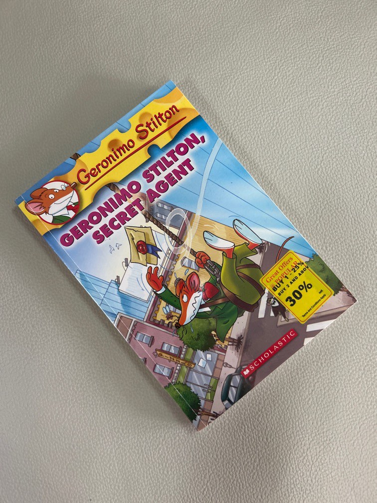 #34 Geronimo Stilton, Secret Agent, Hobbies & Toys, Books & Magazines ...