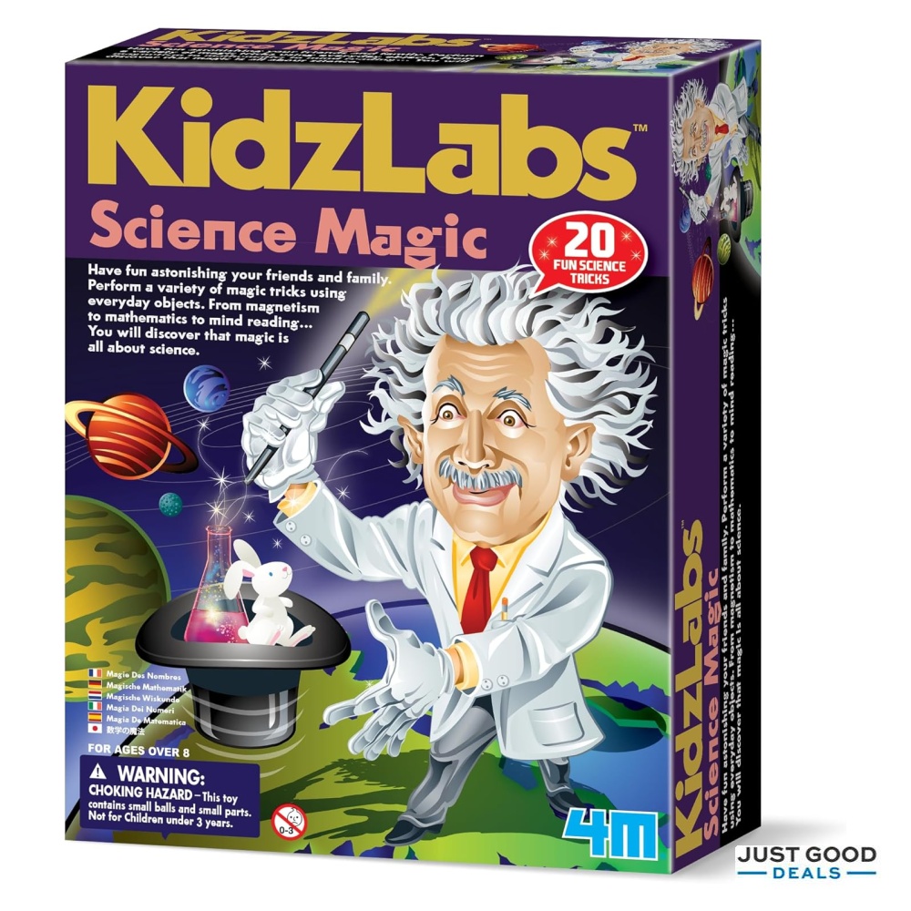 4M KidzLabs Science Magic From magnetism to mathematics to mind reading, Magic is all about ...