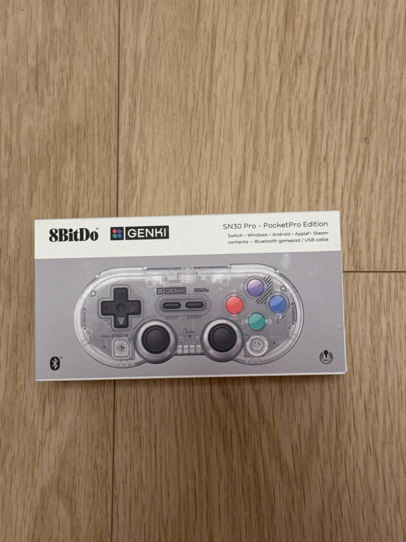 8BitDo Genki SN30 Pro PocketPro Edition Controller, Video Gaming ...